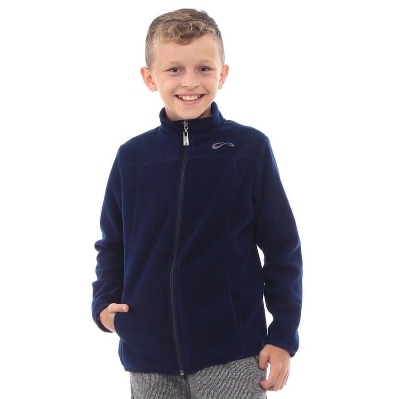 Jaqueta Fleece Sol Sports Comfort Thermo Anti-Pilling Uv 50+ - Infantil ...