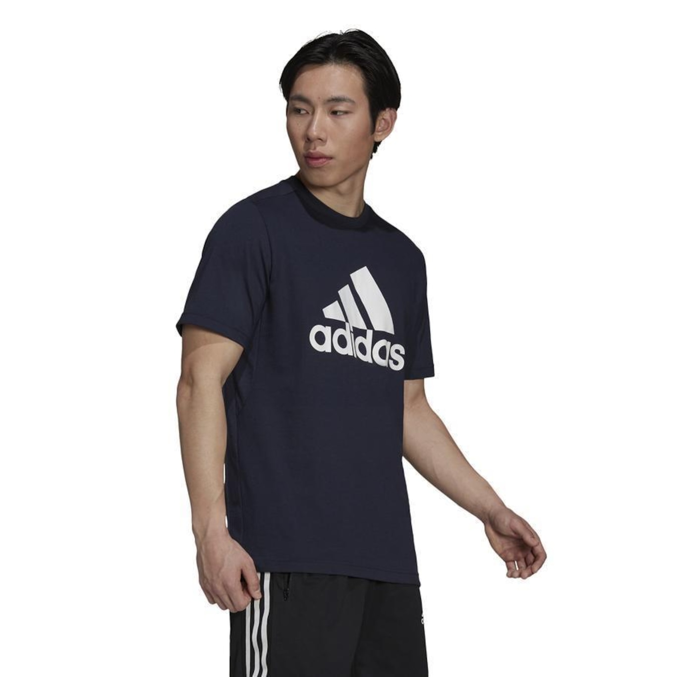 Camiseta adidas D2M Logo Feelready - Masculina | Centauro