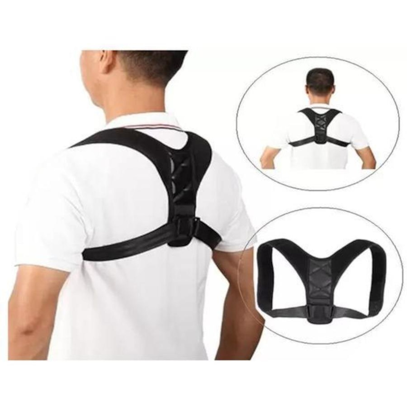 Colete Corretor Postural DK Suporte Ajustável Ajeita Coluna | Centauro