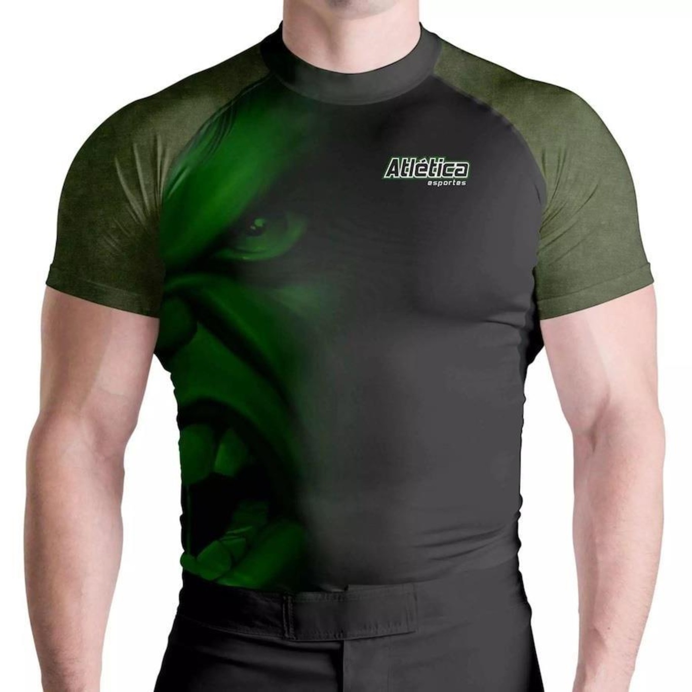 Rash Guard Atlética Esportes Black Hulk Mc - Masculino | Centauro