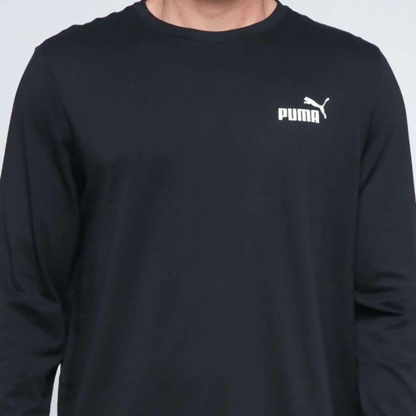 Camiseta Puma Manga Longa Essentials - Masculina | Centauro