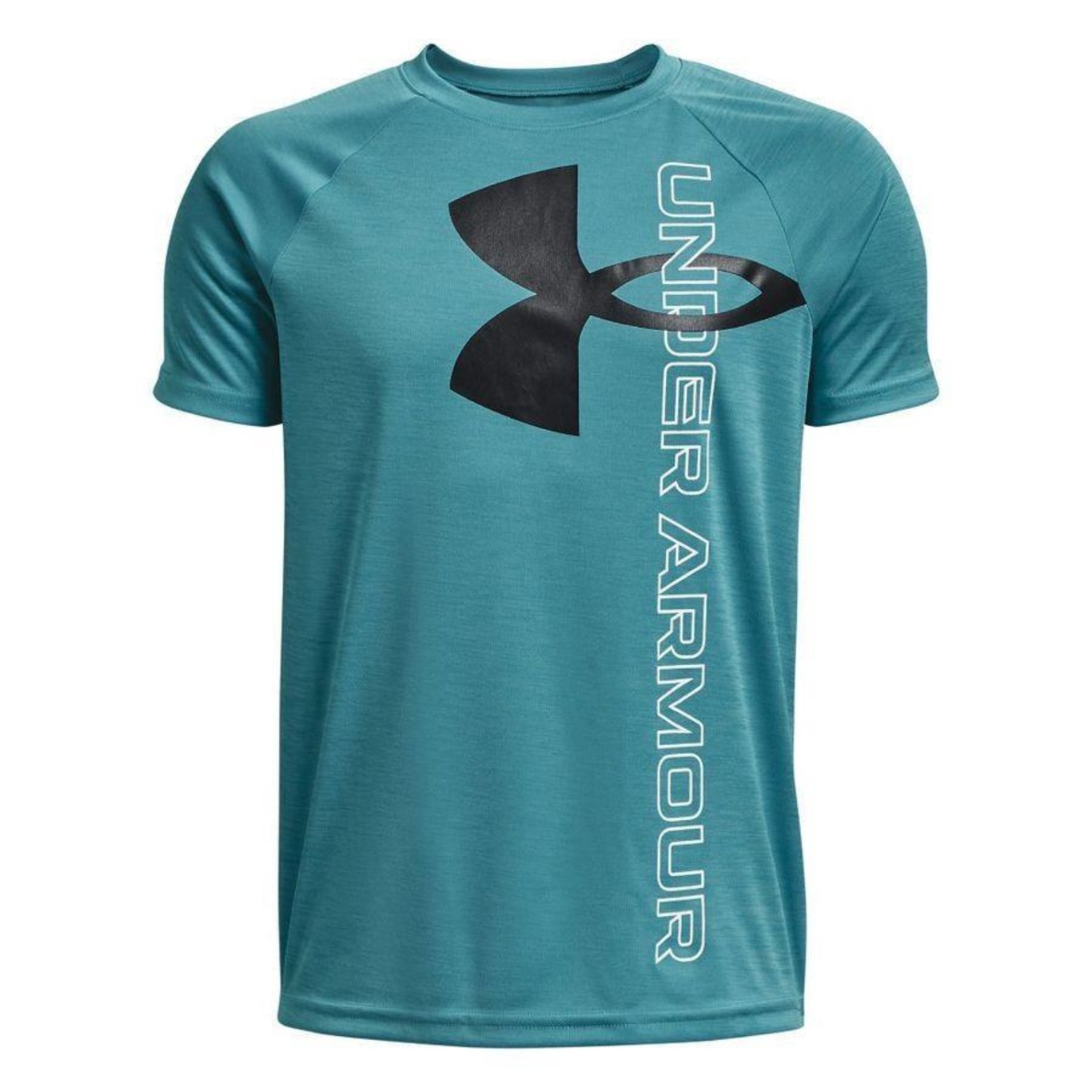 Camiseta Under Armour Tech Split Logo Hybrid Ss - Infantil | Centauro