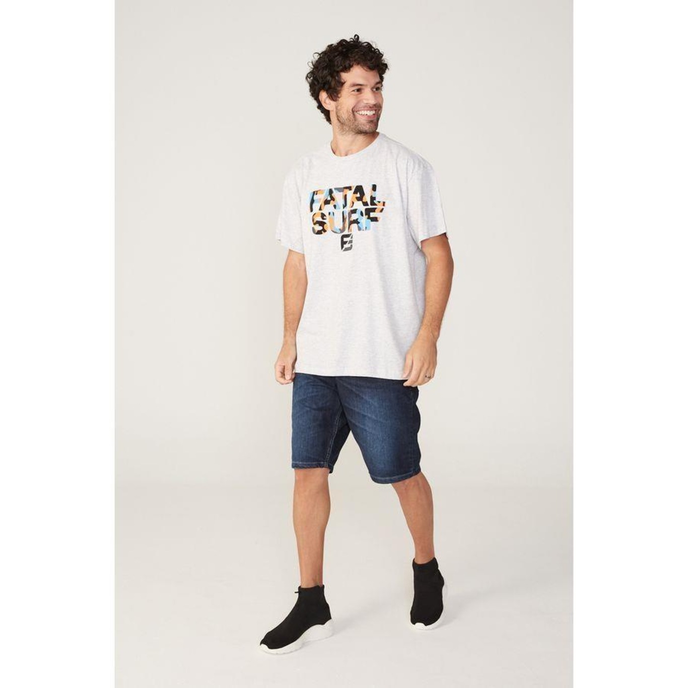 Camiseta Fatal Plus Size Estampada - Masculina em Promoção | Centauro