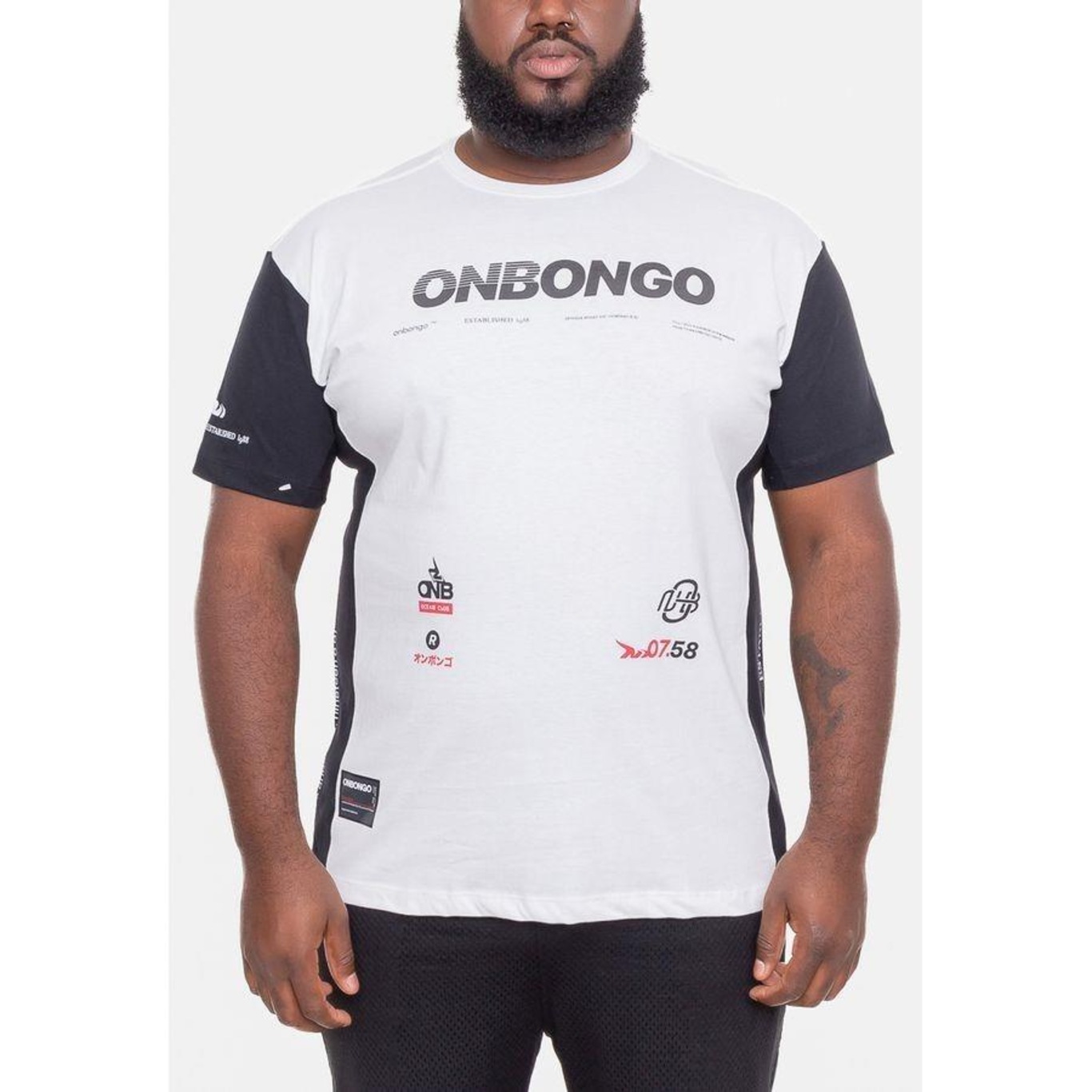 Camiseta Onbongo Plus Size Eula Branca - Onbongo - Masculina | Centauro