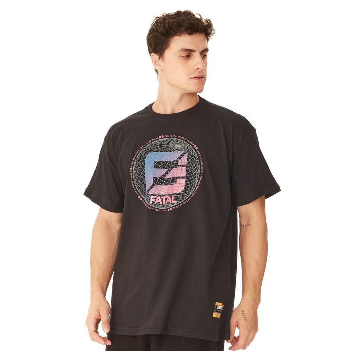 Camiseta Fatal Plus Size Estampada - Masculina | Centauro