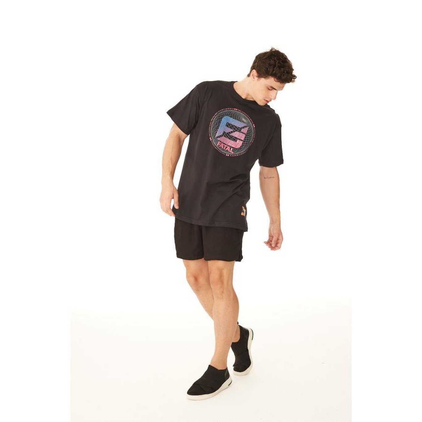 Camiseta Fatal Plus Size Estampada - Masculina | Centauro