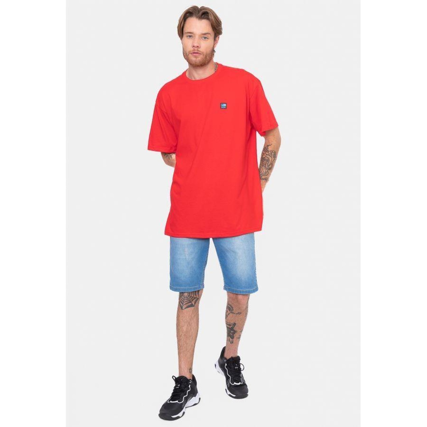 Camiseta Fatal Plus Size Fashion Basic Trini - Masculina | Centauro