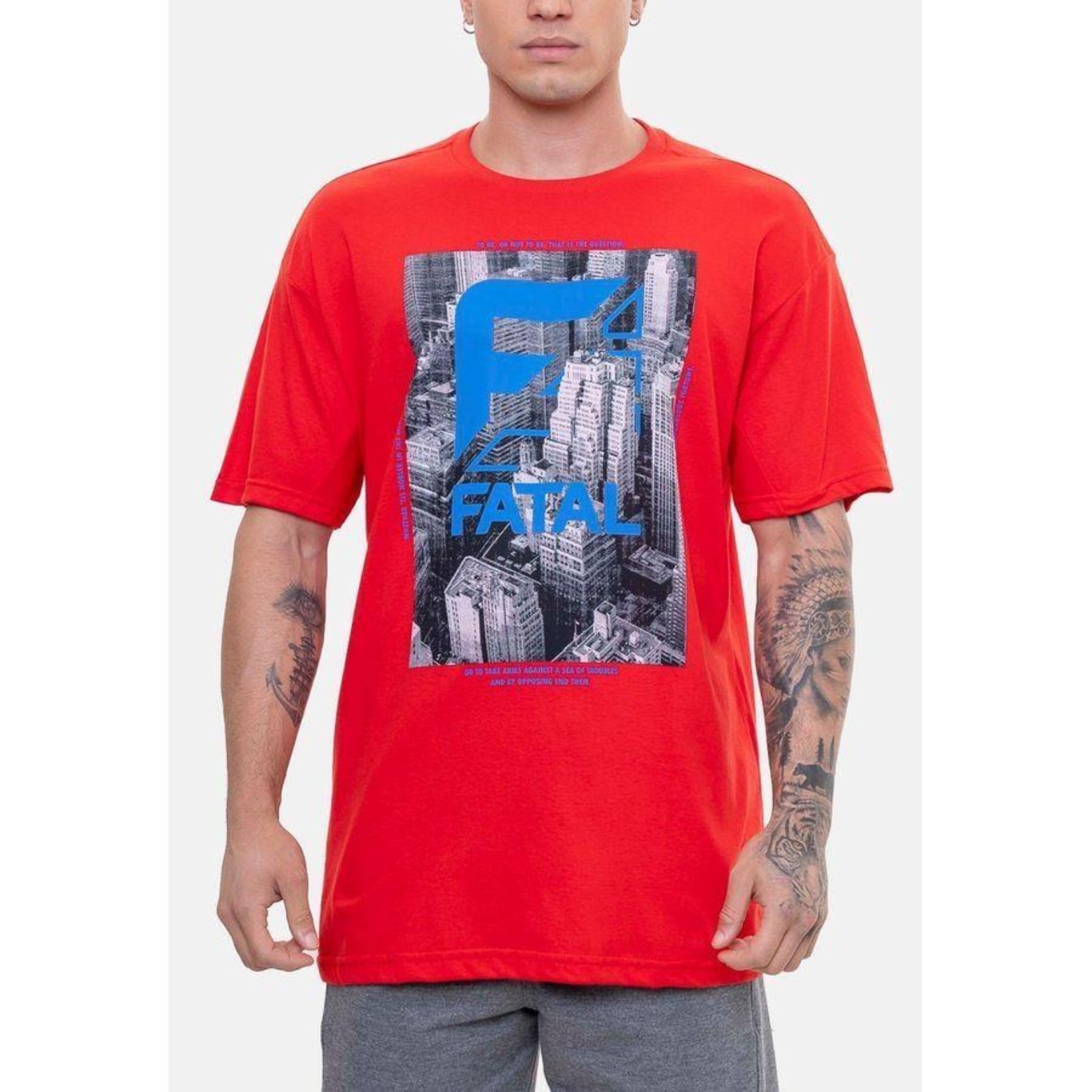 Camiseta Fatal Plus Size Inside - Masculina | Centauro