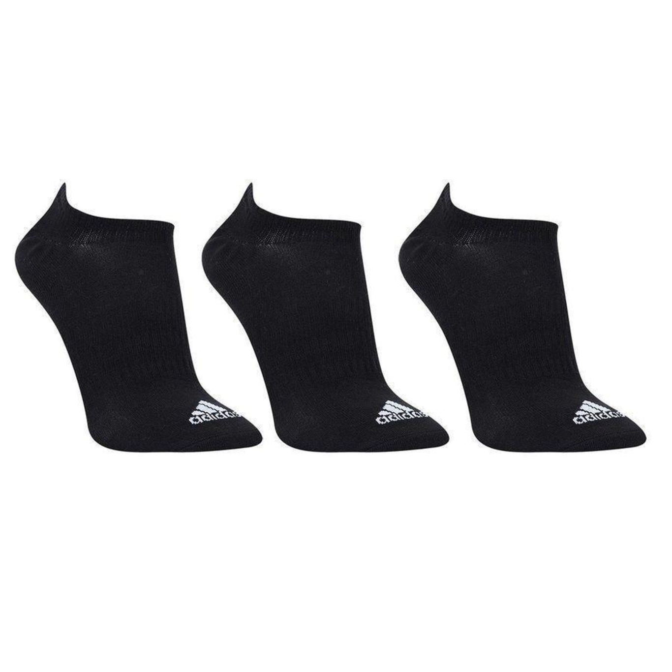 Kit de Meias Cano Baixo adidas Light Nosh - 3 Pares - Unissex | Centauro