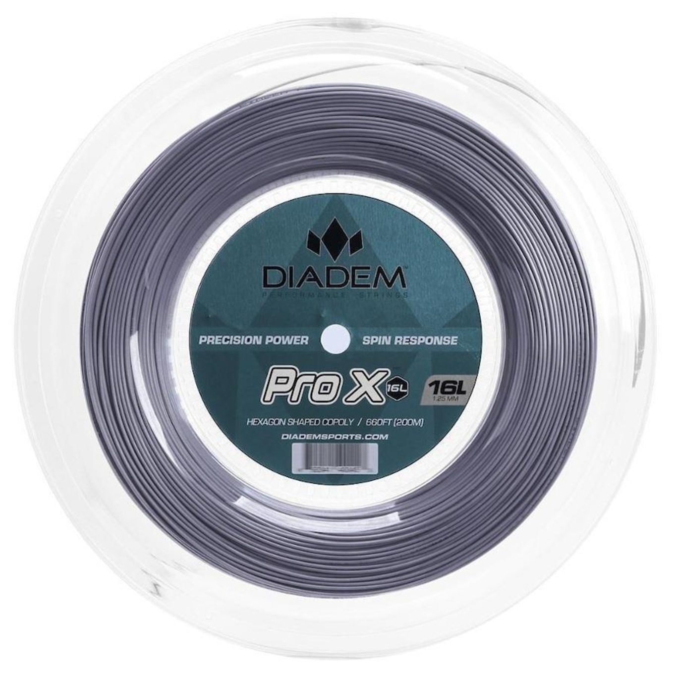 Corda para Raquete de Tênis Diadem Pro X 16L 1.25Mm - Rolo Com 200 Metros | Centauro