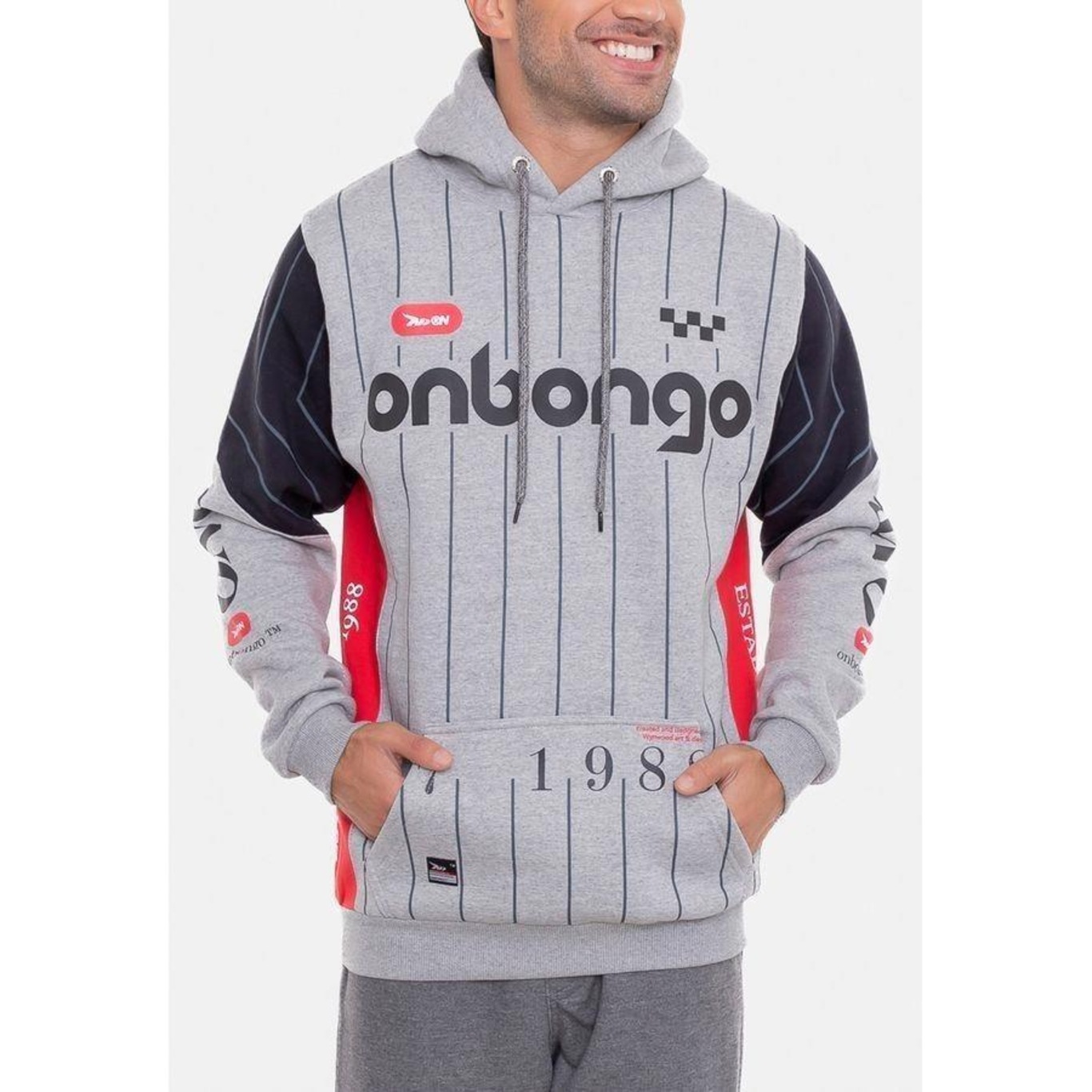 Blusão de Moletom Onbongo Estampado Jue - Masculino | Centauro