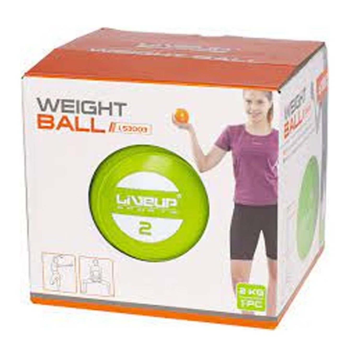 Bola de Peso Heavy Tonning Ball 2Kg Liveup | Centauro