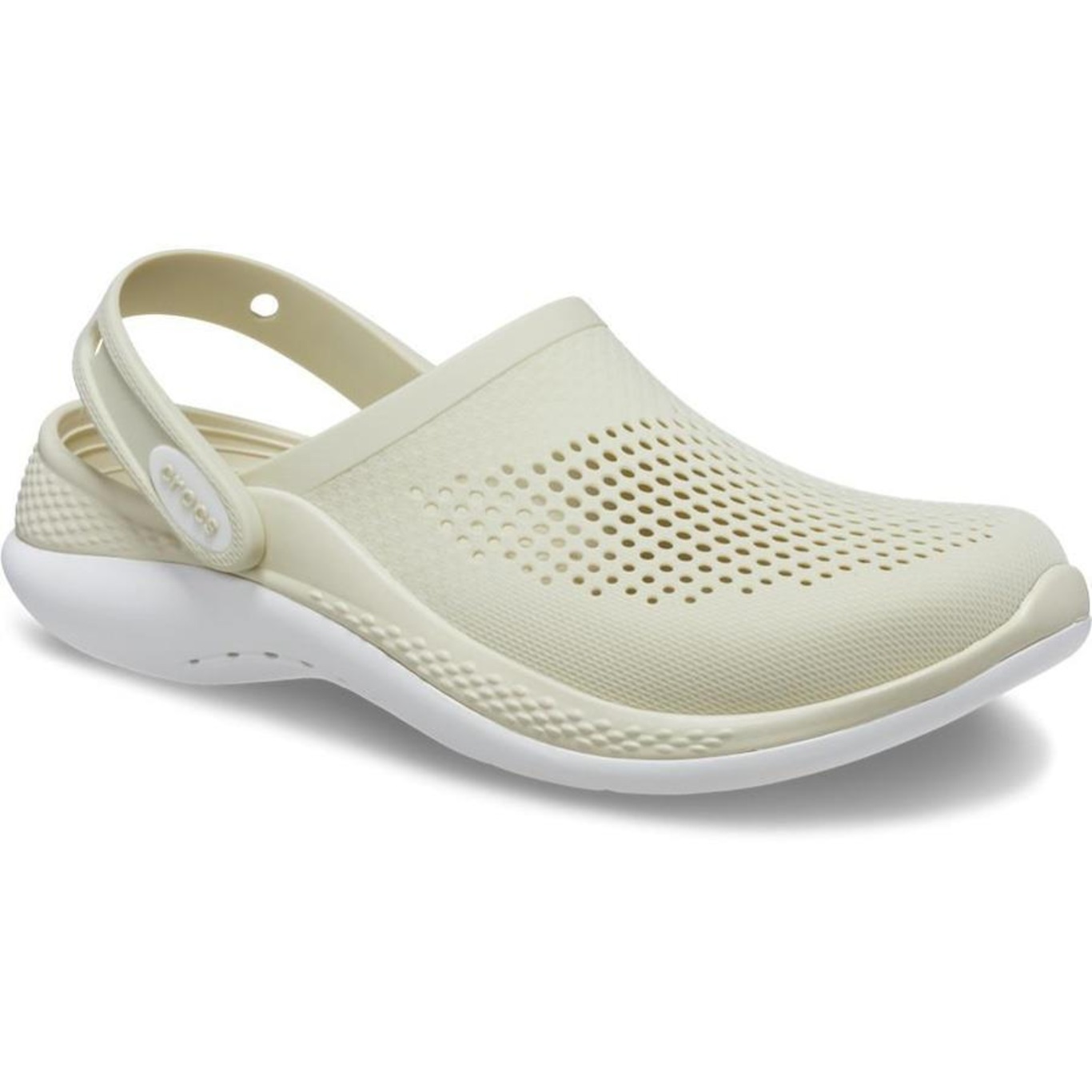 Sandália Crocs Lite Ride 360 Clog Bone - Unissex em Promoção | Centauro