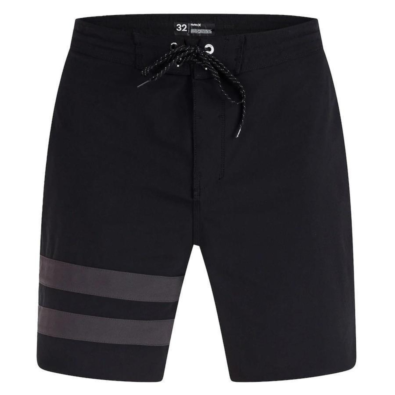 Bermuda Hurley Phantom Block Party Renegade 18 Black - Masculina | Centauro