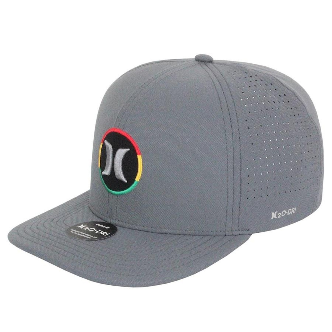 Boné Aba Curva Hurley Flat Rasta - Snapback - Masculino | Centauro