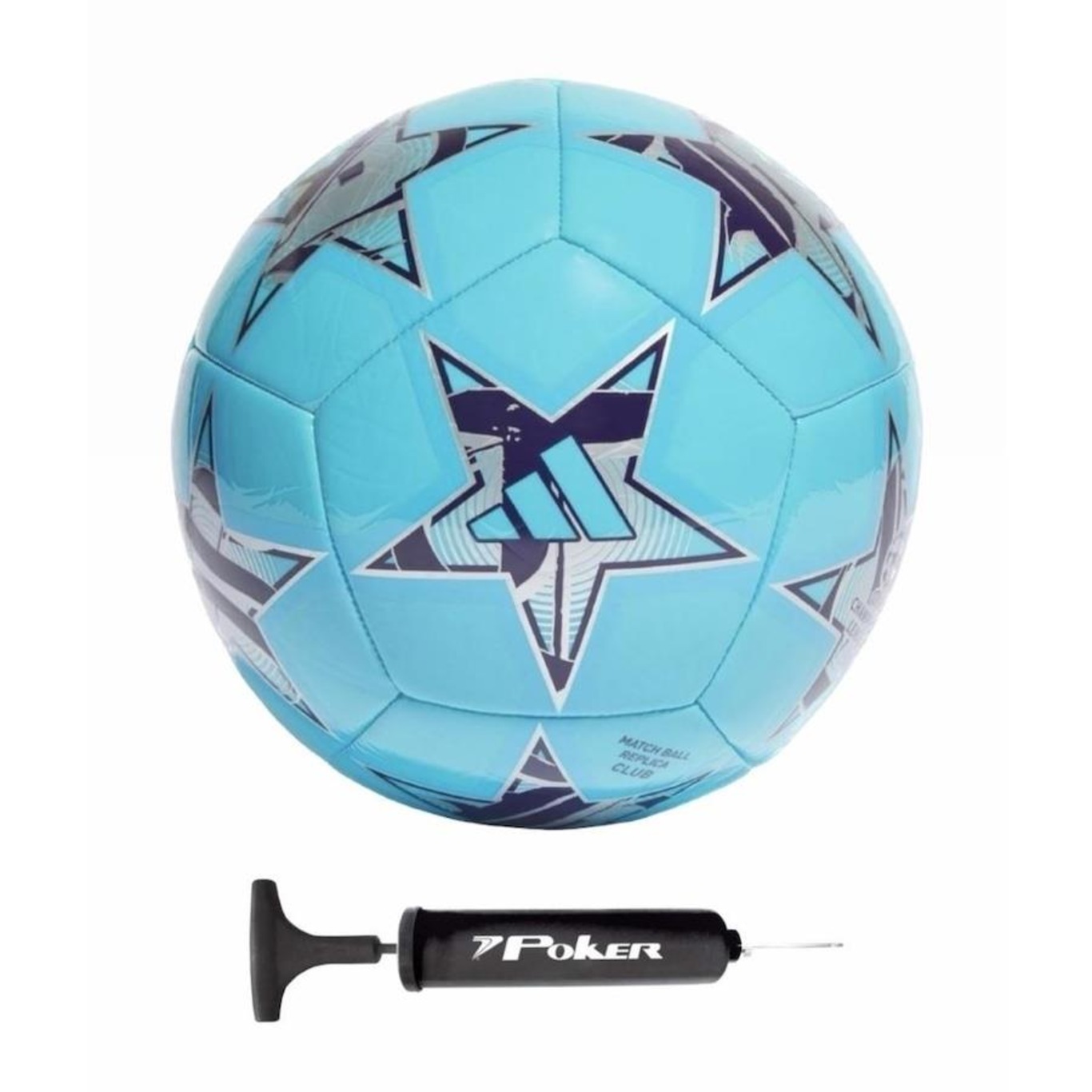 Bola de Futebol de Campo adidas Champions League Club + Bomba de Ar em ...