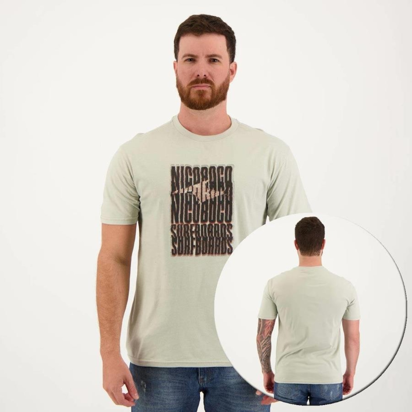 Kit Camisetas Nicoboco Basic - Masculina - 3 Unidades | Centauro