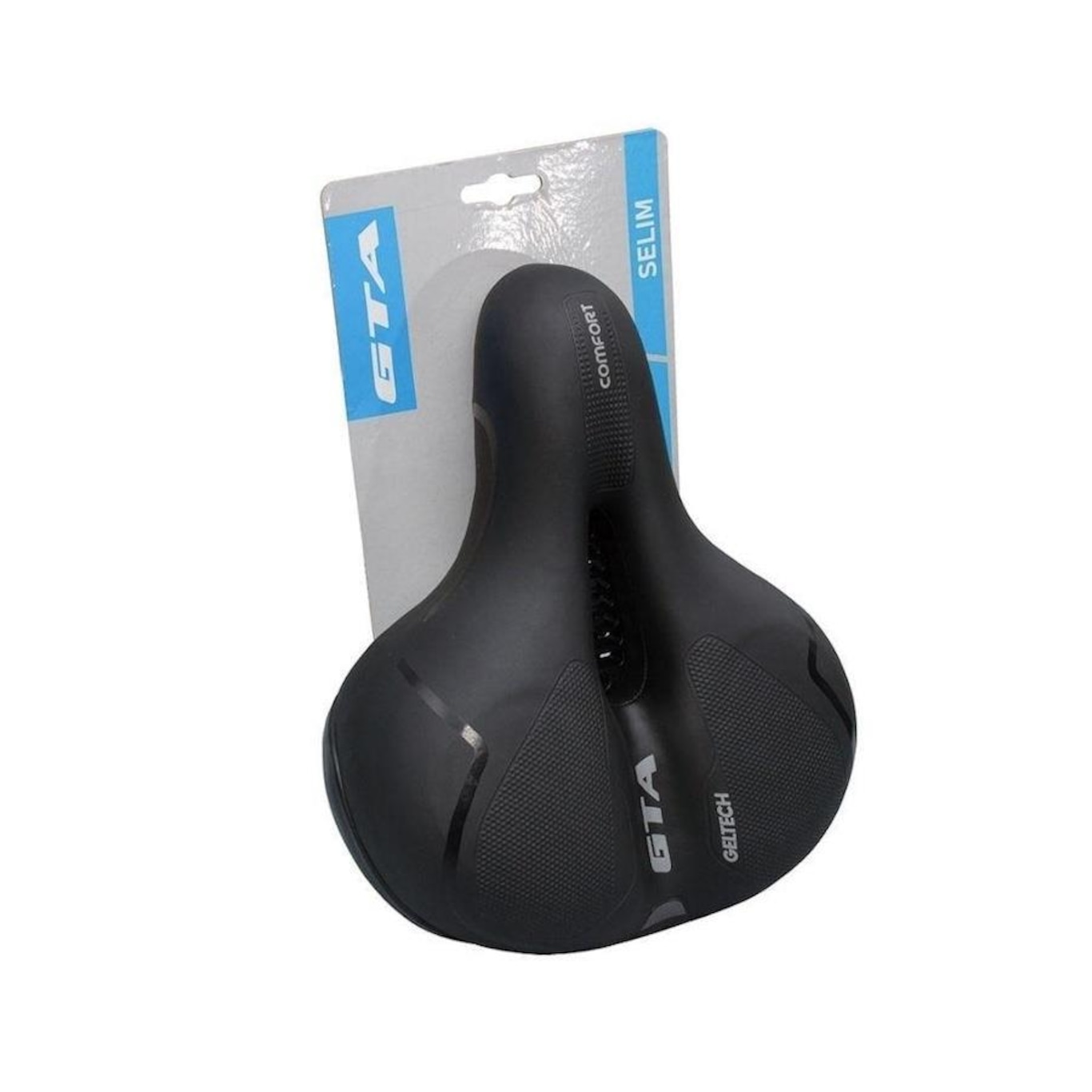 Selim Vazado GTA Comfort Gel Tech com Elastômeros Refletor | Centauro