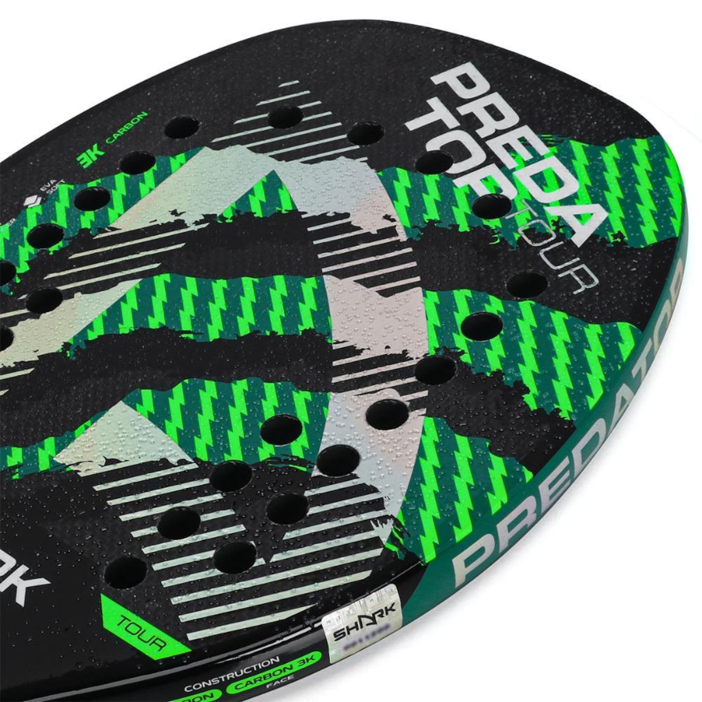 Raquete de Beach Tennis Shark Predator Tour 20mm Edição Limitada em ...