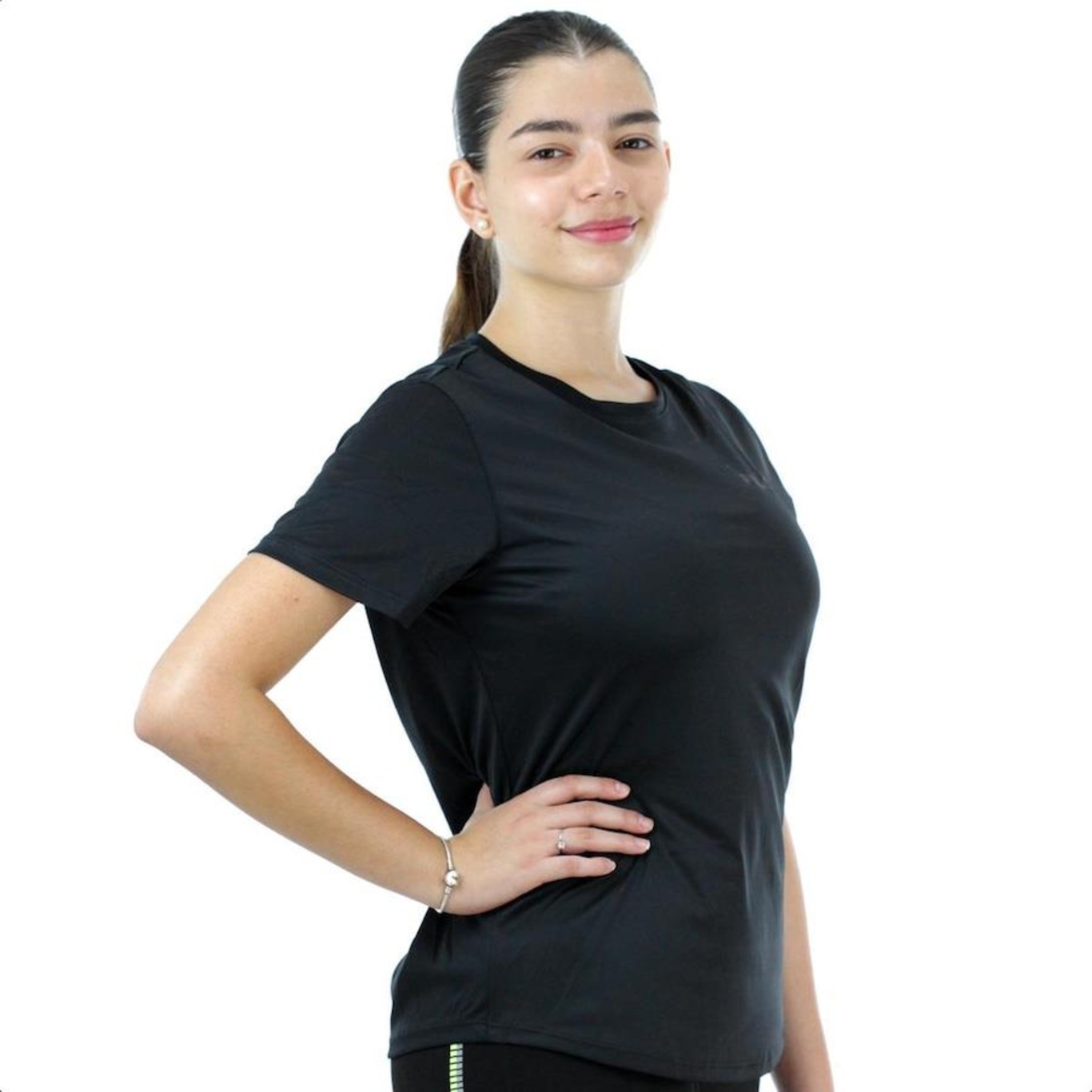 Camiseta Fila Basic Sports Polygin Preta - Feminina | Centauro