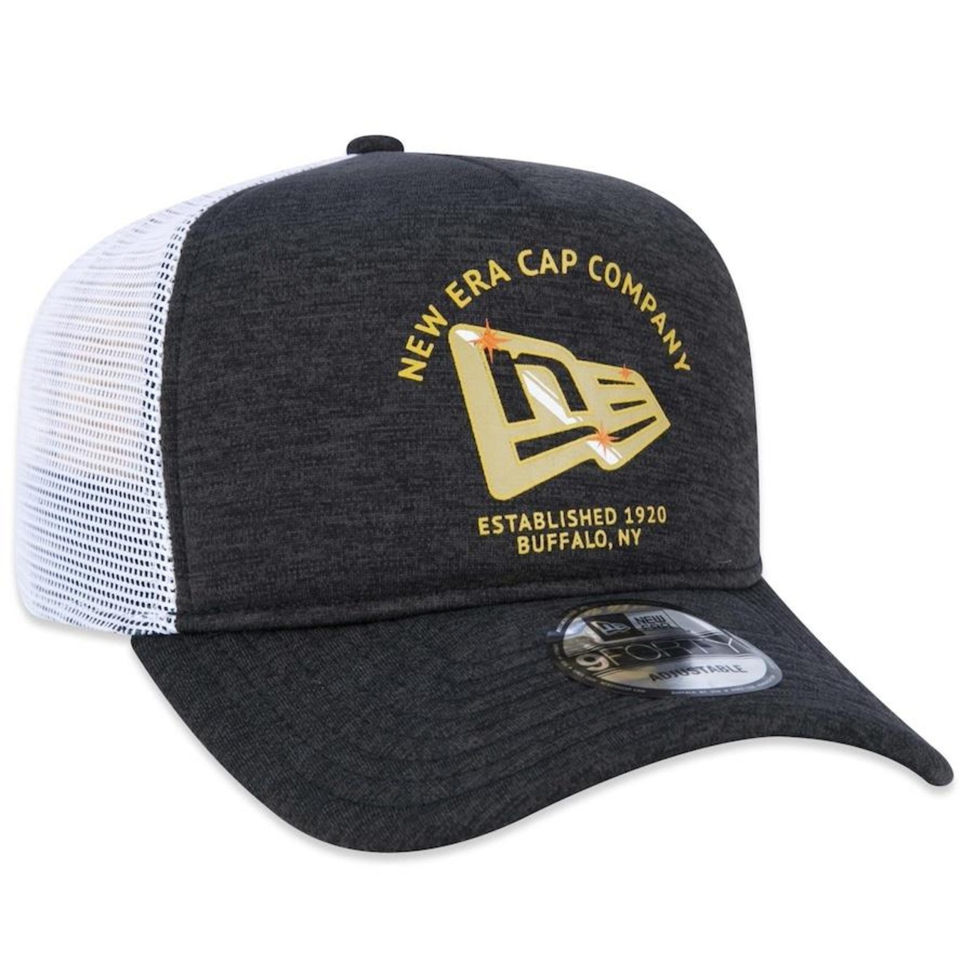 Boné Aba Curva New Era 9Forty A-Frame Trucker Flag All Building ...