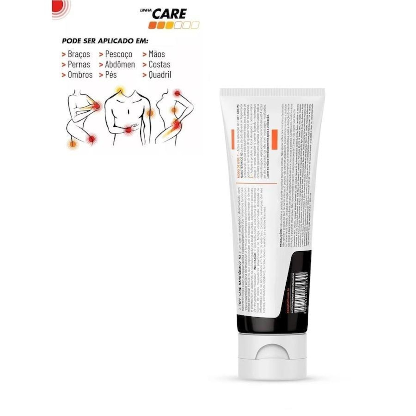 Toff Care N3 Creme Nanotérmico de Aquecimento Muscular Intenso | Centauro