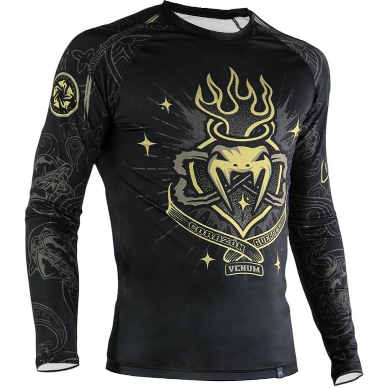 Rash Guard Venum Tattoo Dark - Masculino | Centauro