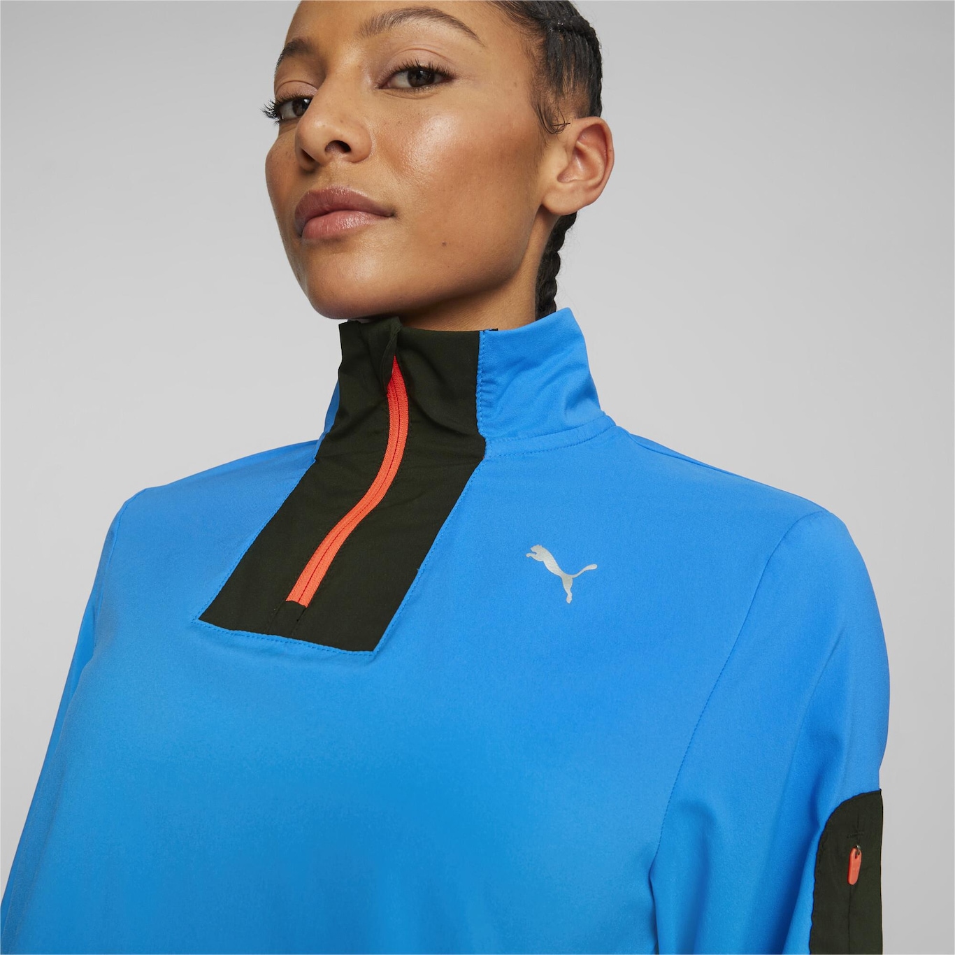 Blusão de Moletom Puma Half-Zip Running - Feminina | Centauro
