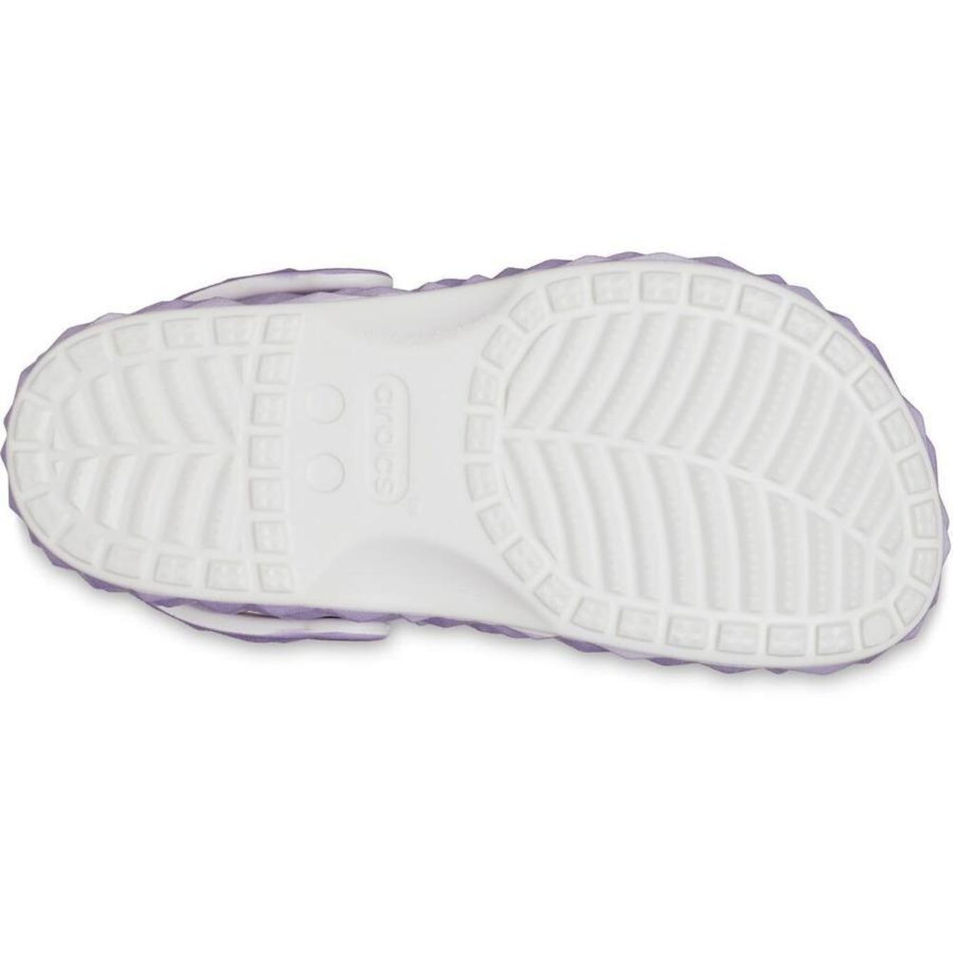 Sandália Crocs Classic Iridescent Geo Clog White - Infantil | Centauro