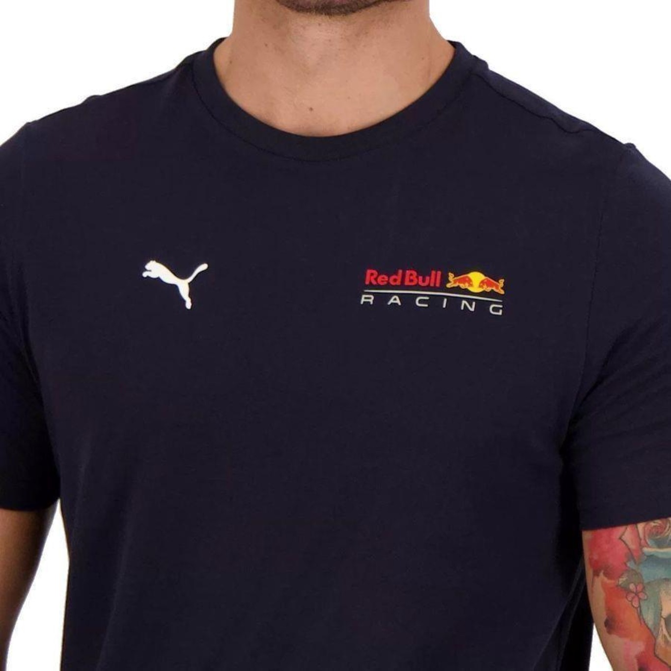 Camiseta Puma Red Bull Racing Logo - Masculina | Centauro