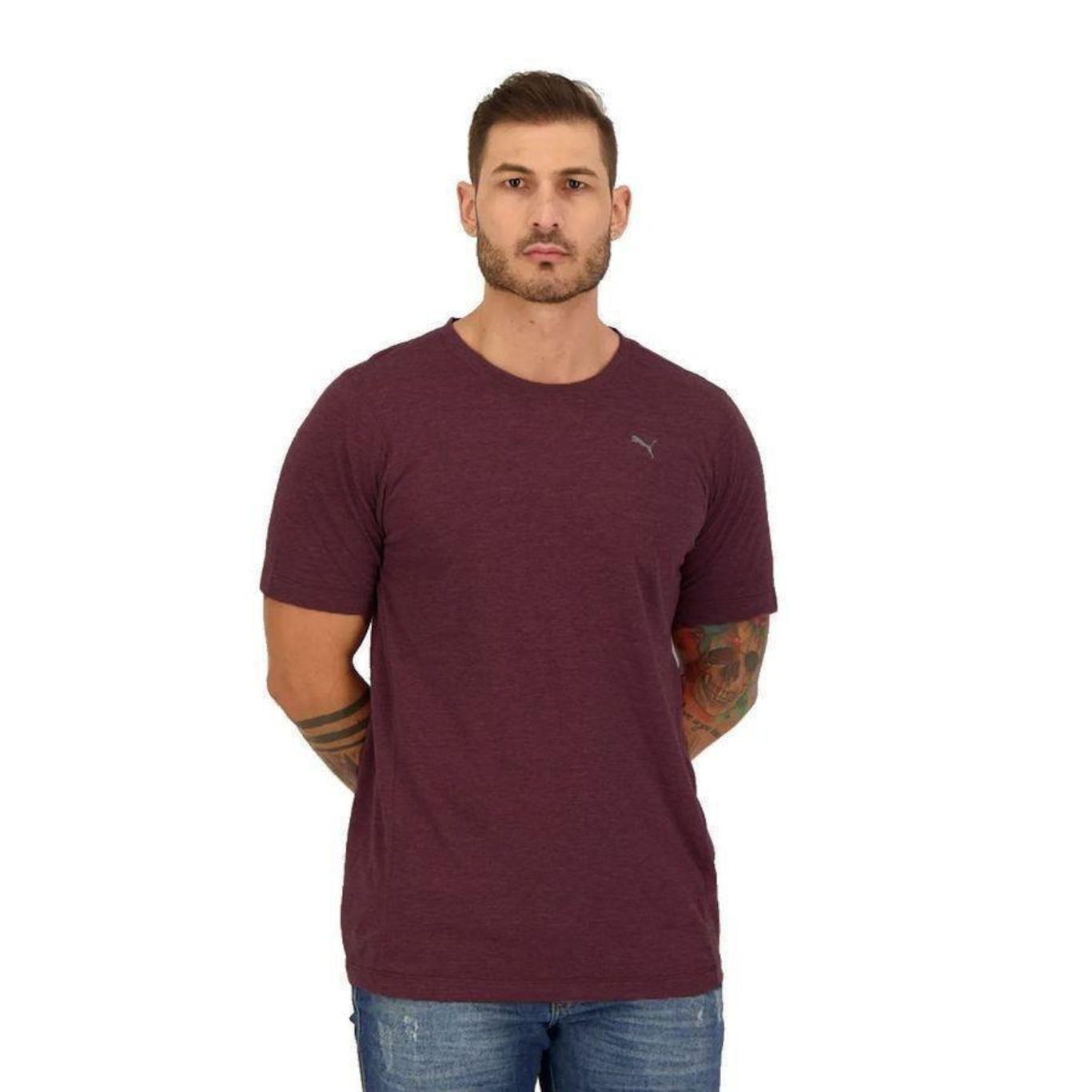 Camiseta Puma Performance Heather - Masculina | Centauro