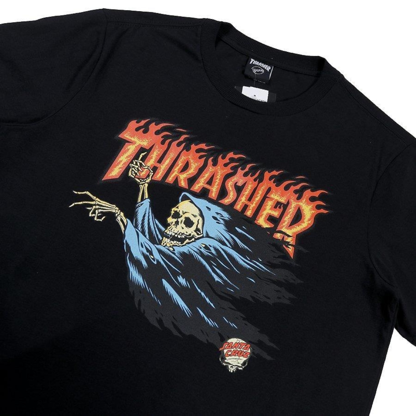 Camiseta Thrasher X Santa Cruz Obrien Reaper Collab - Masculina | Centauro