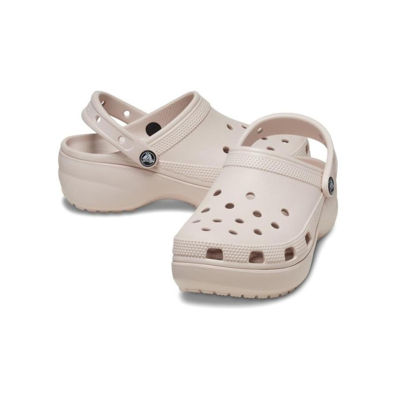Sandália Crocs Classic Platform Clog W Quartz - Feminina | Centauro