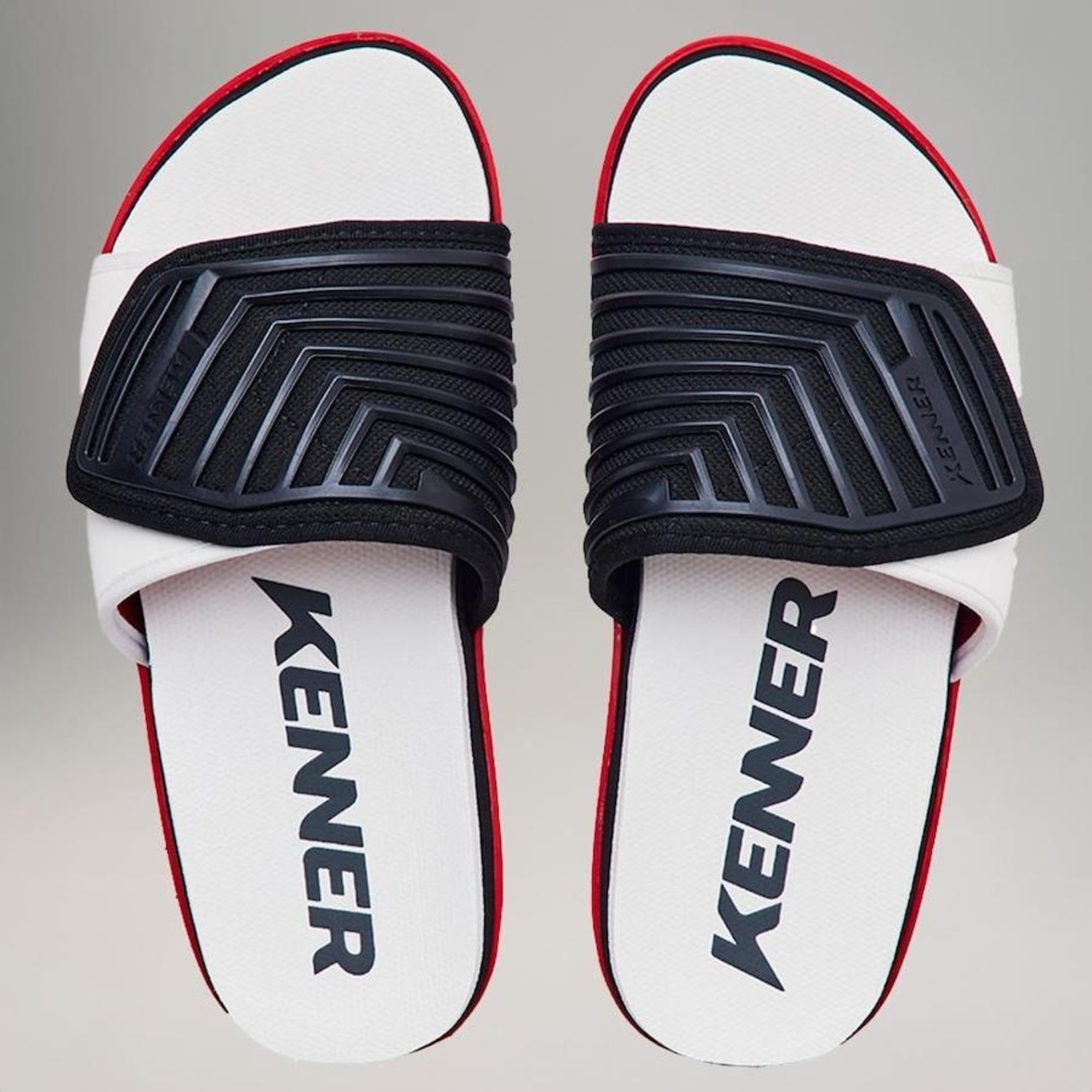 Chinelo Masculino Slide Kenner Kanoo Ajustavel Branco | Centauro