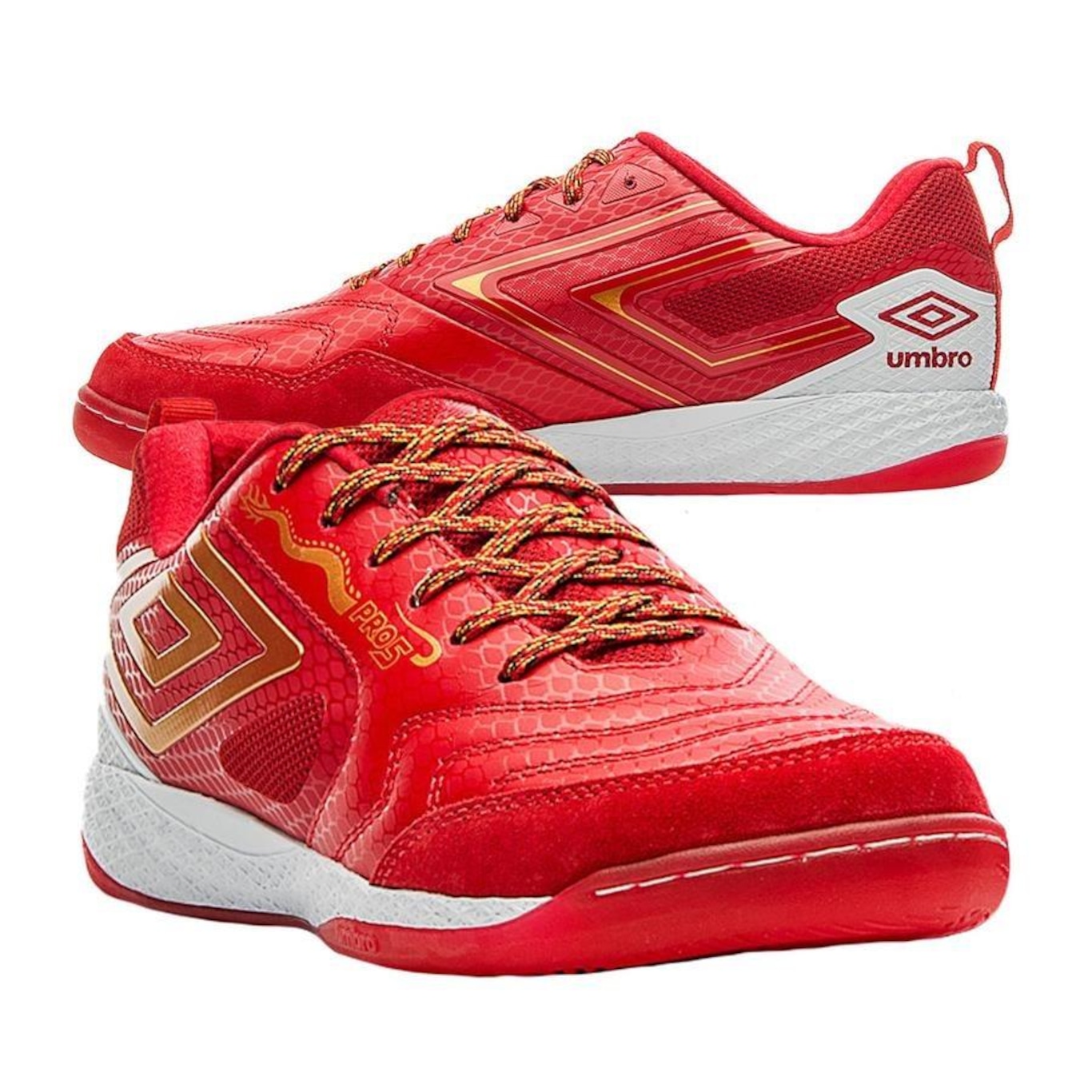 Kit Chuteira Umbro Futsal Pro 5 Bump Dragon Year + Meião - Adulto | Centauro