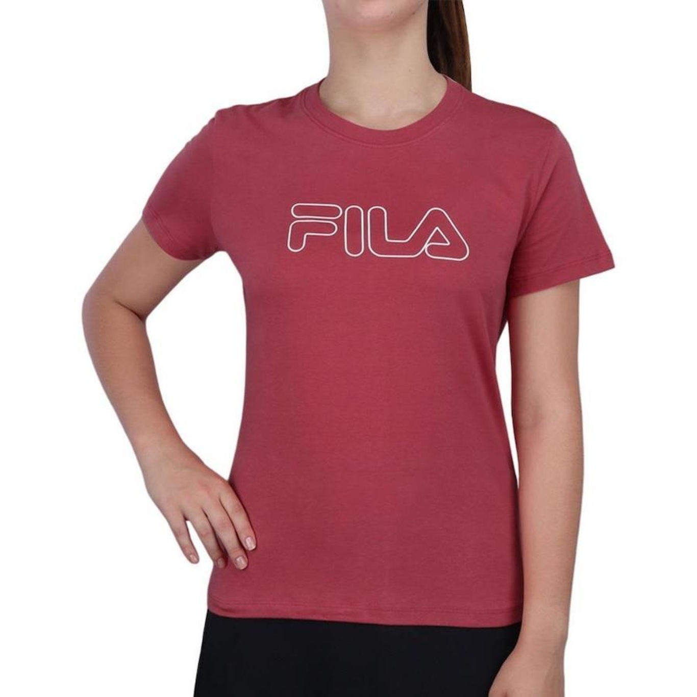 Camiseta Fila Outline - Feminina | Centauro