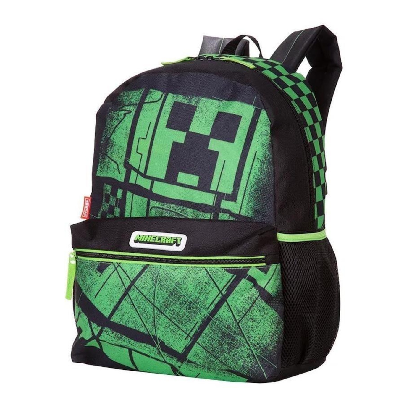 Mochila Sestini Escolar Minecraft Acid Creeper Grande | Centauro