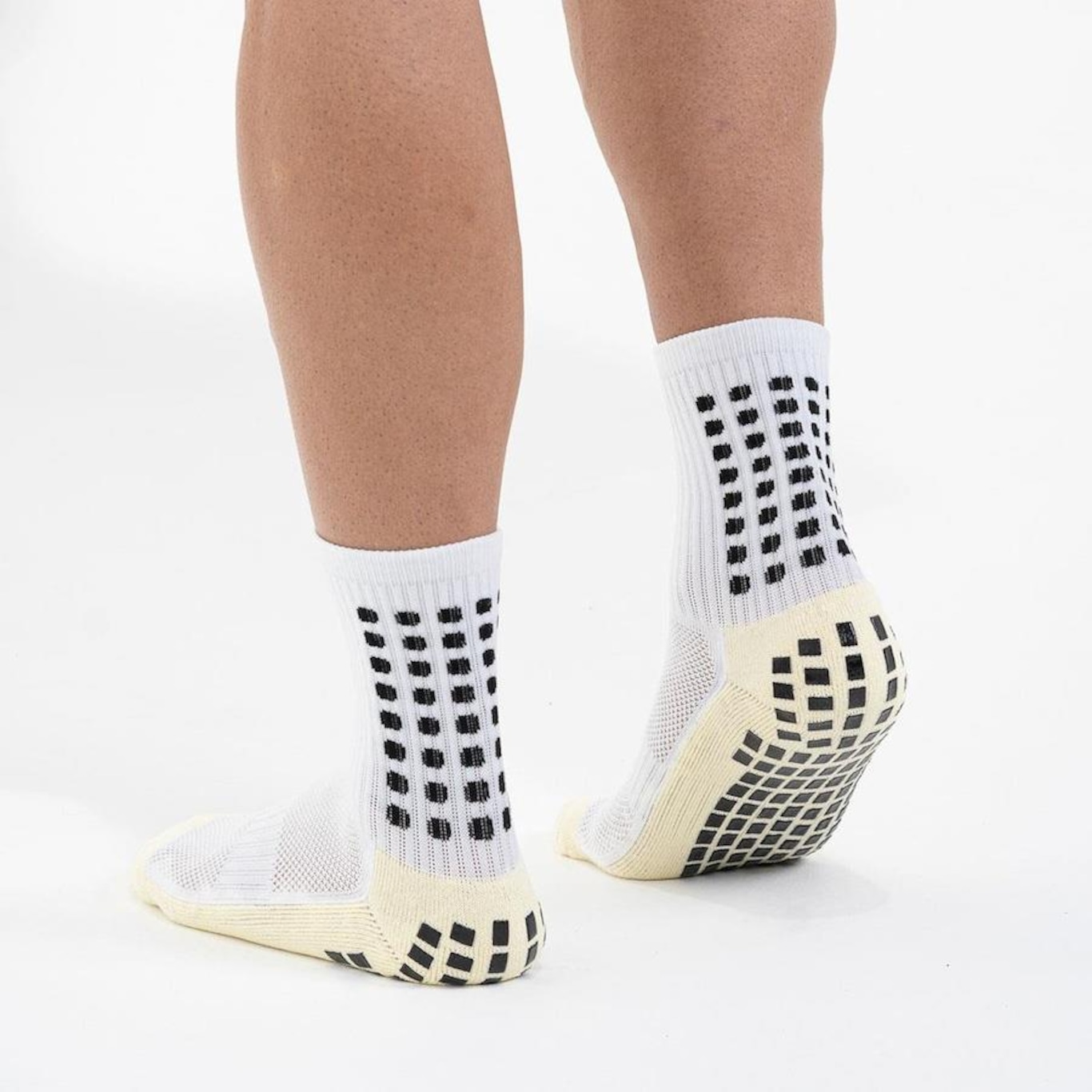 Kit Meia Cano Médio Prosocks®Grip Antiderrapante 2 Pares + 2 Pares Meião Cortado Futebol Adulto ...