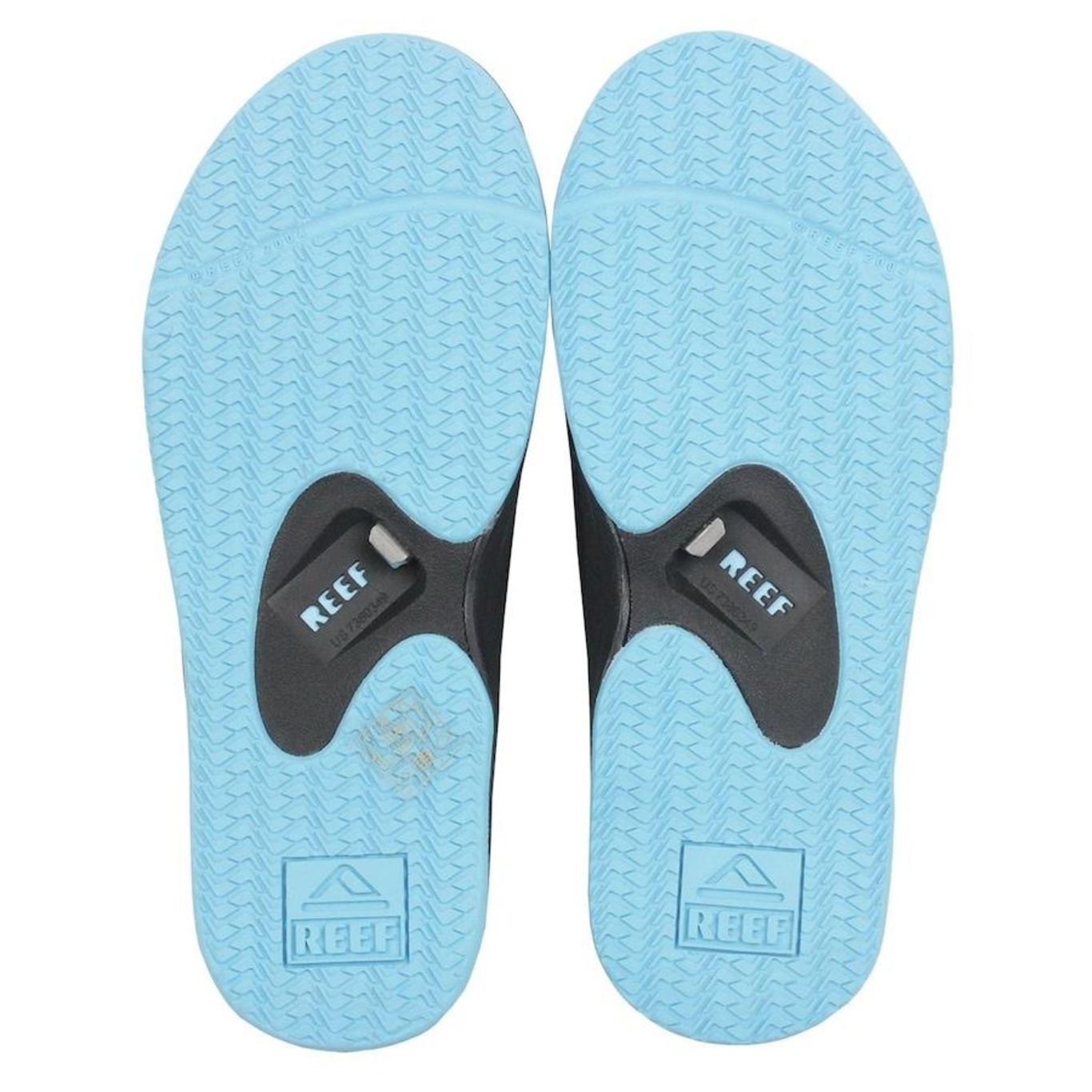 Chinelo Reef Mick Fanning Grey Light Blue - Masculino | Centauro