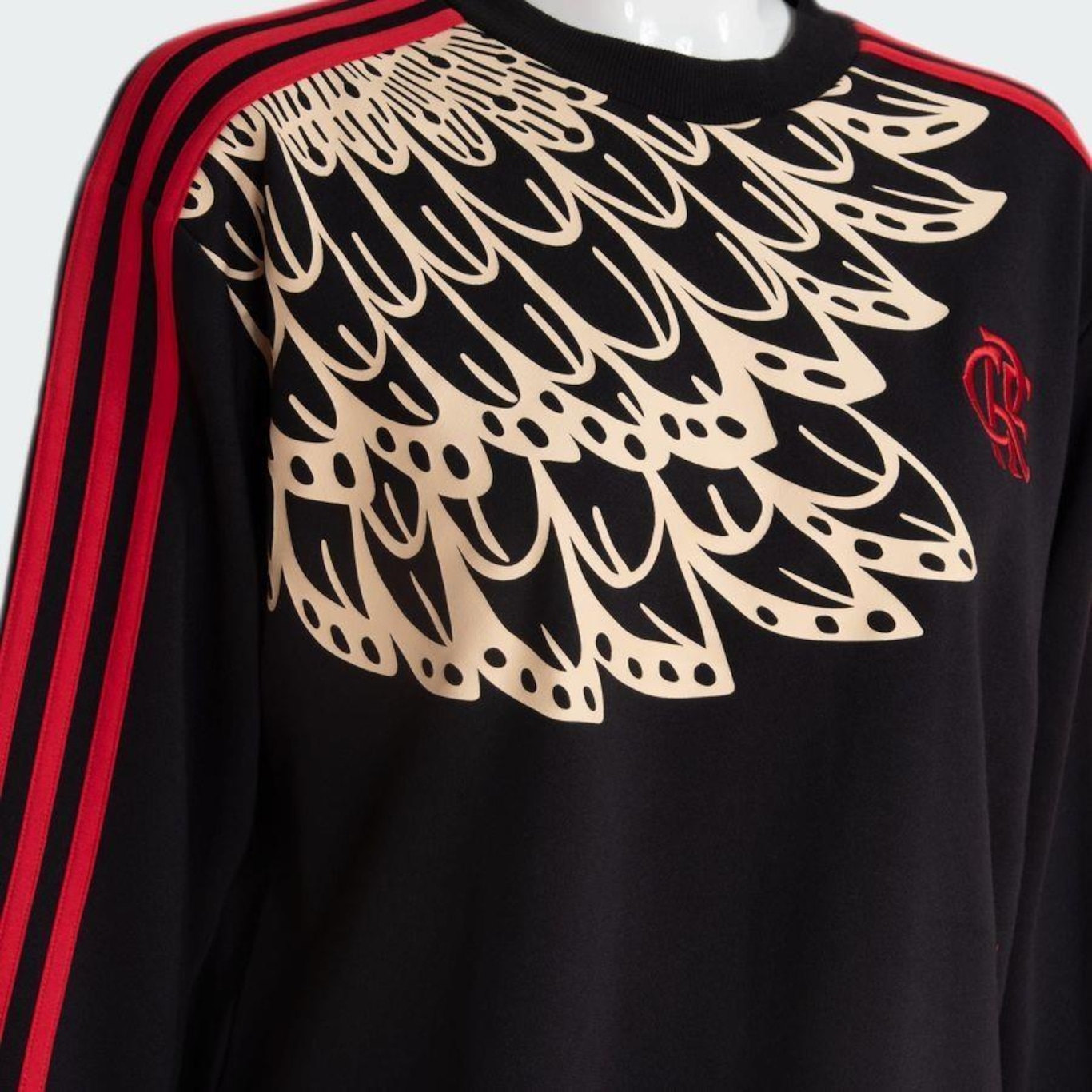 Blusão de Moletom do Flamengo adidas Crf Farm Swt - Feminino | Centauro