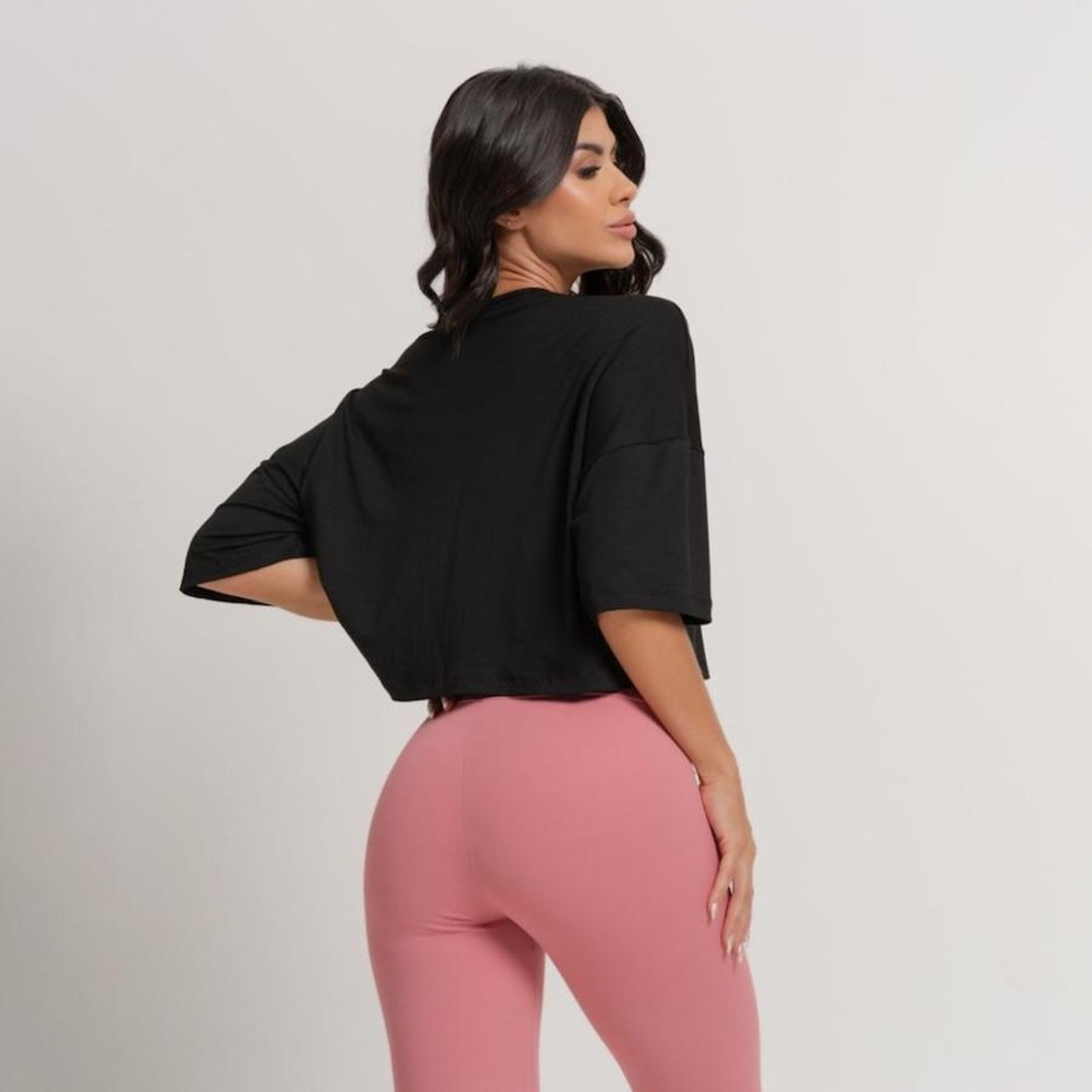 Blusa Cropped Fitness da Marcella Aloi Honey Be - Feminina | Centauro