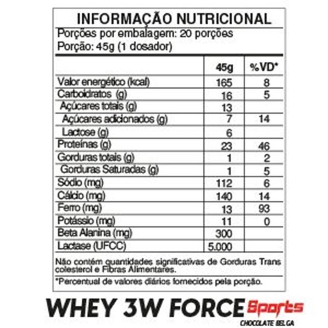 Whey 3W Force Venum Chocolate Belga - 900G | Centauro