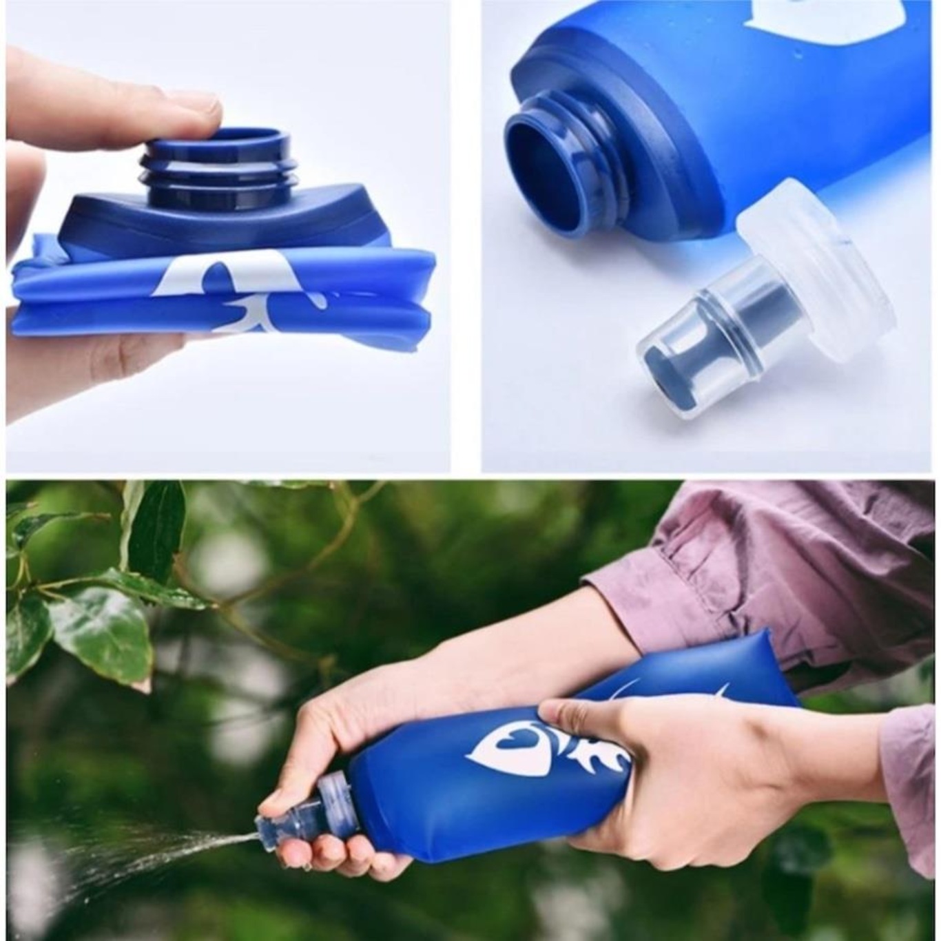 Squeeze Silicone Soft Leve Dobrável 250Ml Aonijie | Centauro