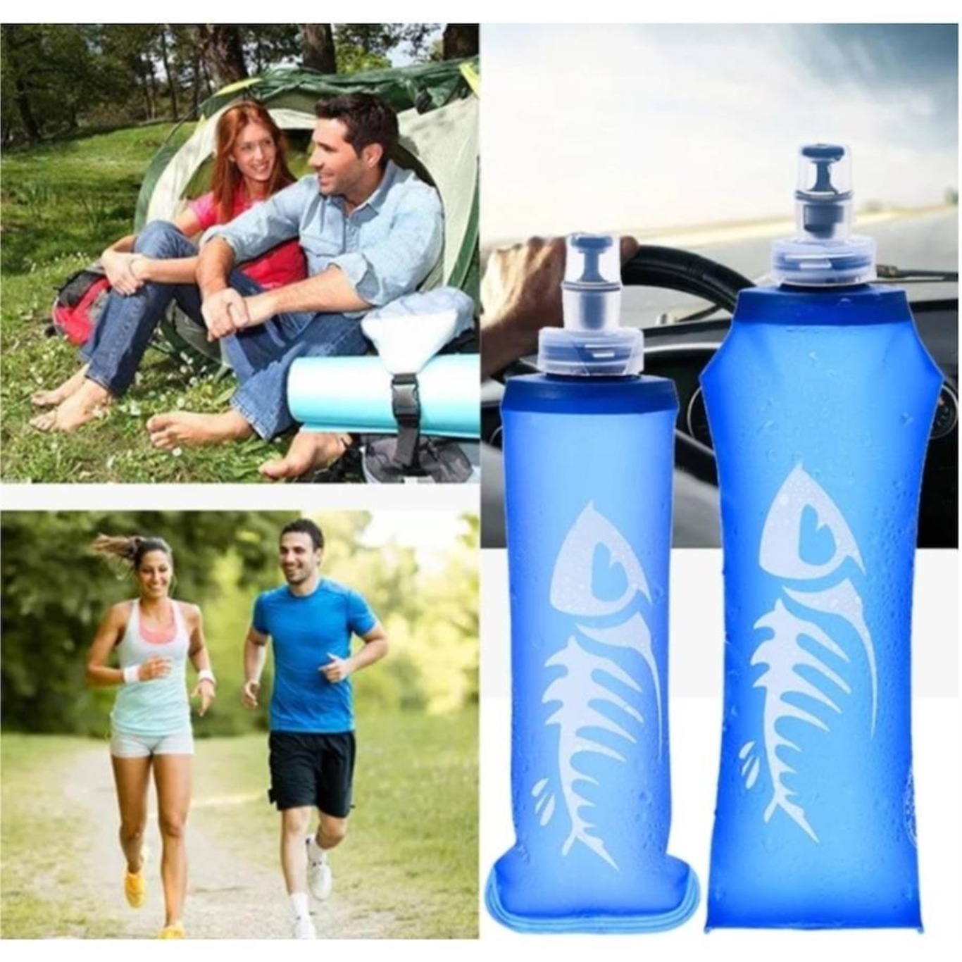 Squeeze Silicone Soft Leve Dobrável 250Ml Aonijie | Centauro