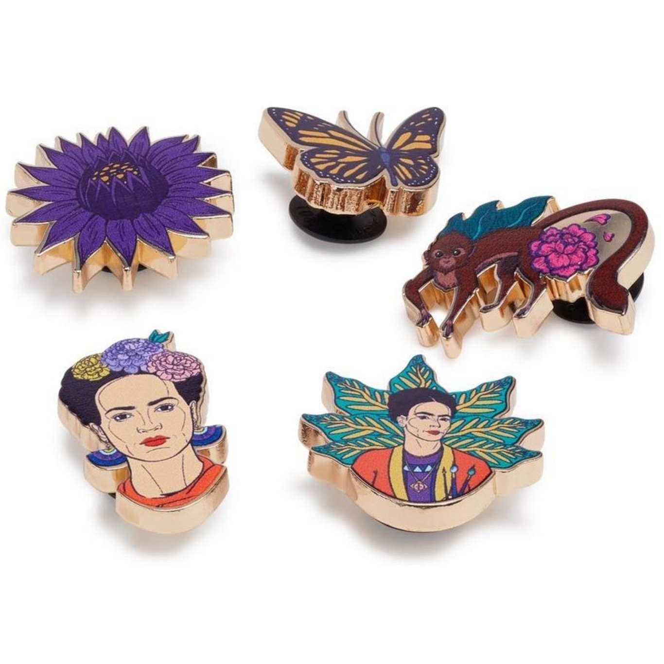 Kit Jibbitz? Crocs Frida Kahlo Pack com 5 Peças | Centauro
