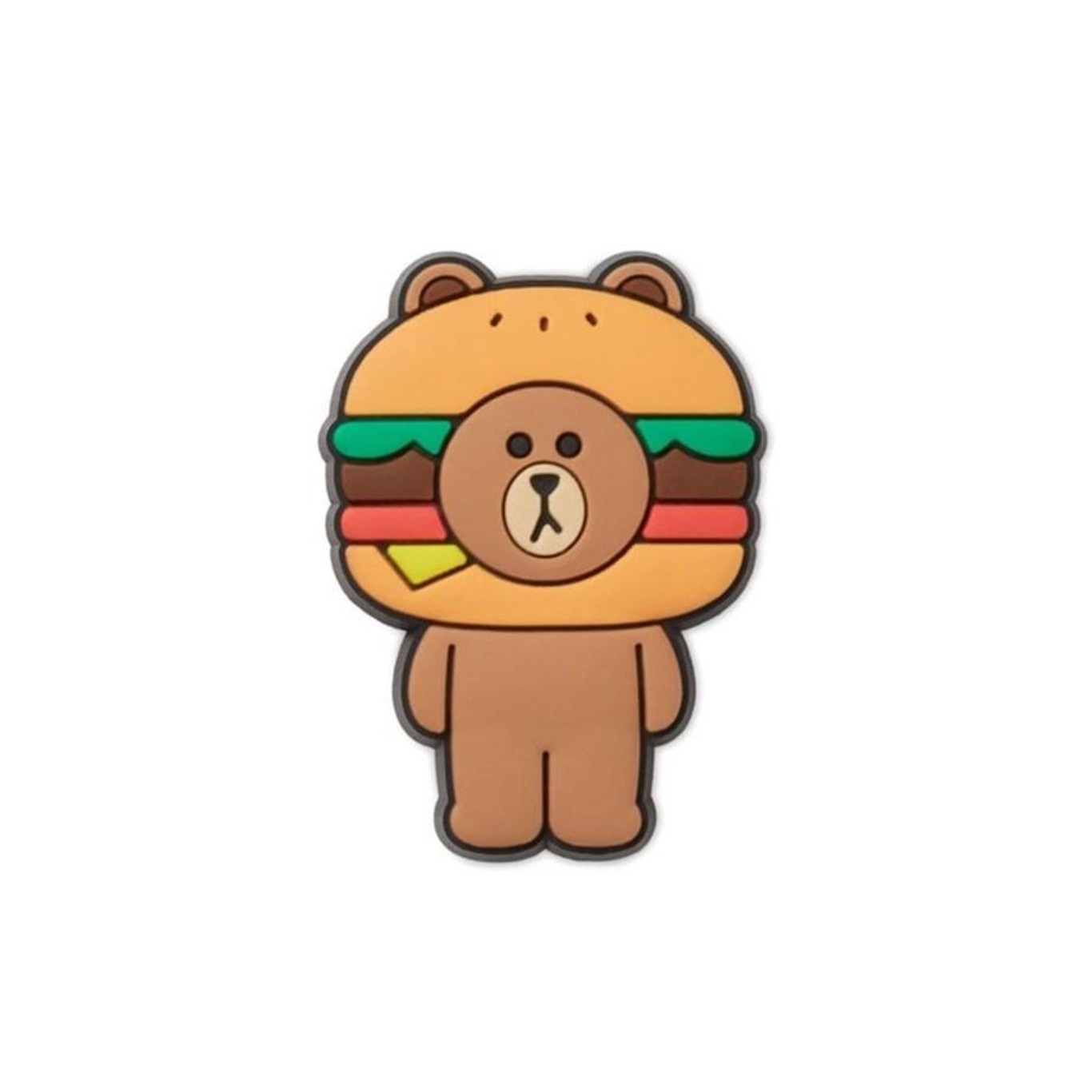 Jibbitz? Crocs Line Friends Brown Burger | Centauro