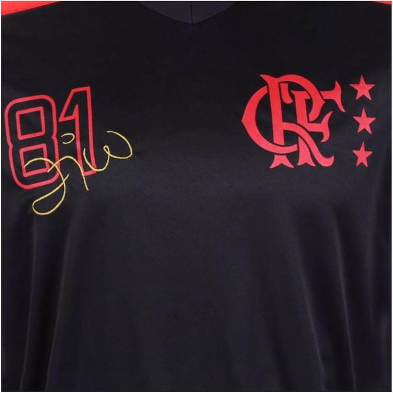 Camiseta do Flamengo Braziline Zico Retro 81 Oficial Licenciada ...
