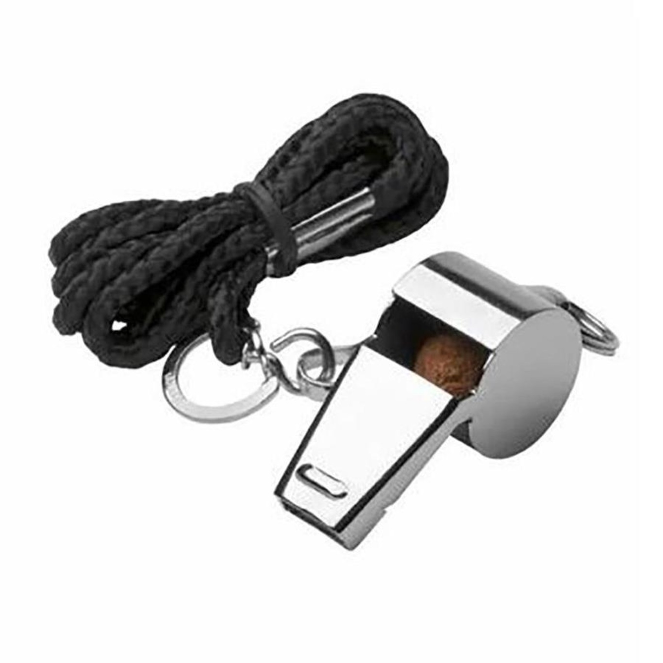 Apito de Metal Penalty Grande com Cordão 110 Db | Centauro