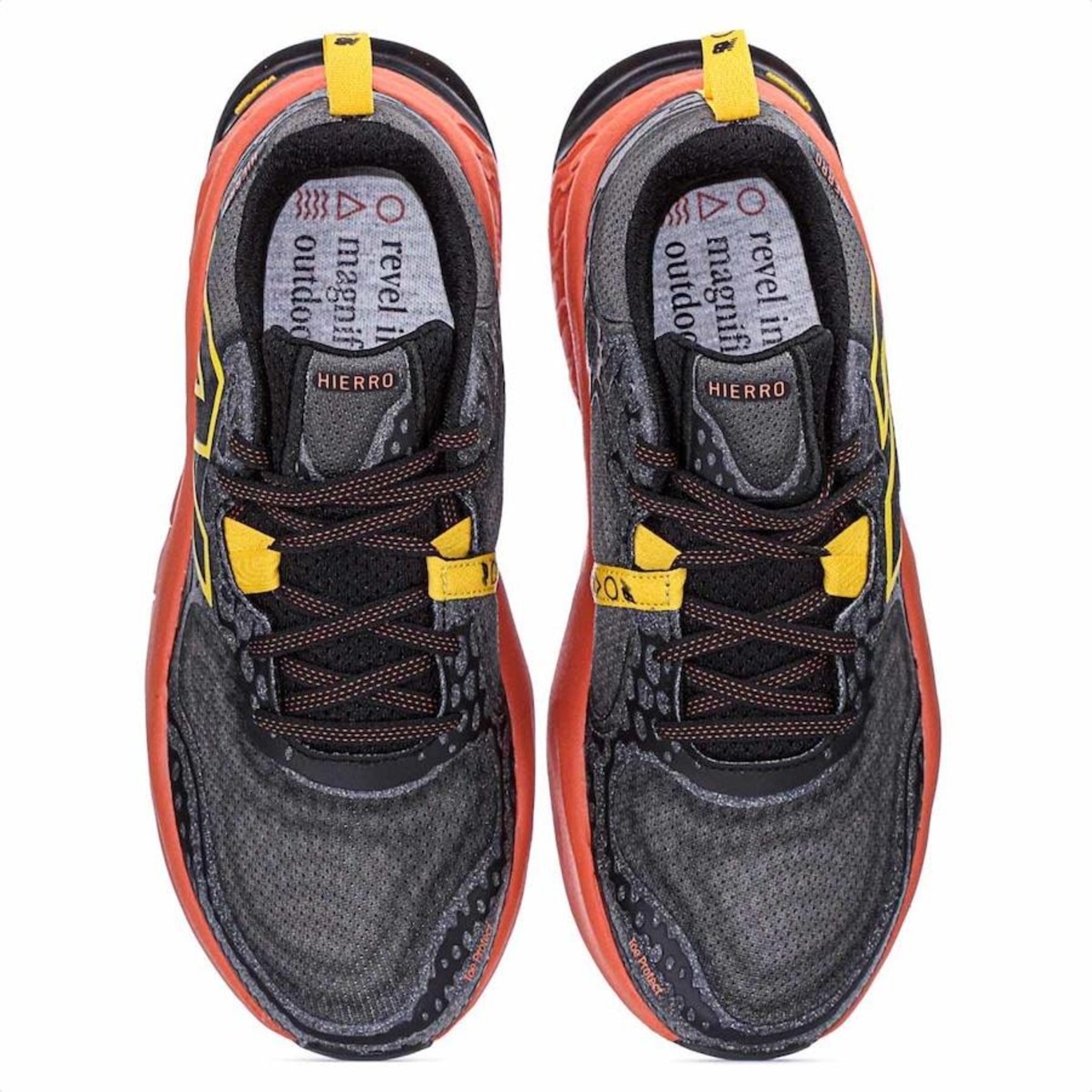 Tênis New Balance Hierro V8 Cinza Preto e Laranja - Masculino | Centauro