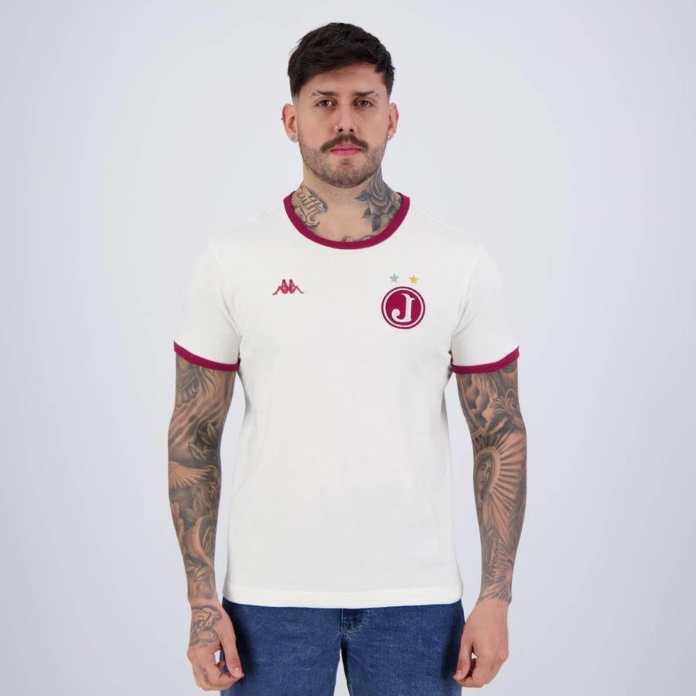 Camisa do Juventus da Mooca Kappa Retrô - Masculina em Promoção | Centauro
